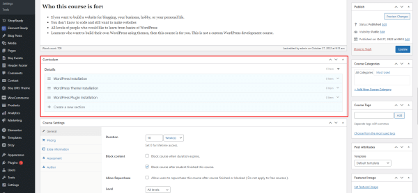 How to Create an LMS Website with WordPress - ElementsReady