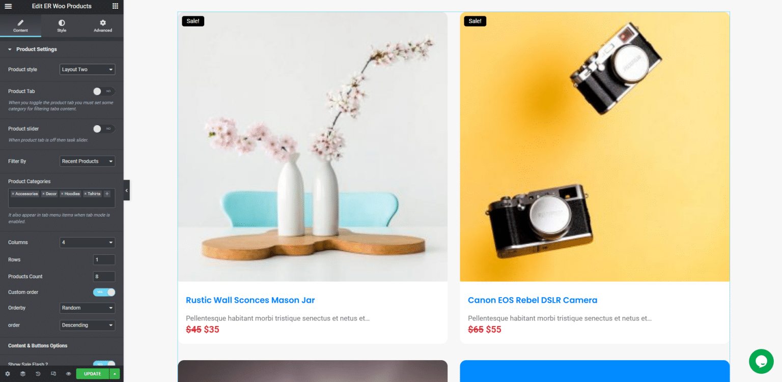 WooCommerce Product Grid with Elementor - Elements Ready